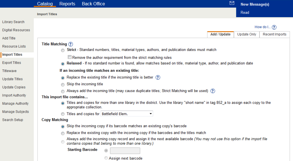 Follett Destiny Import - Mitinet Library Services